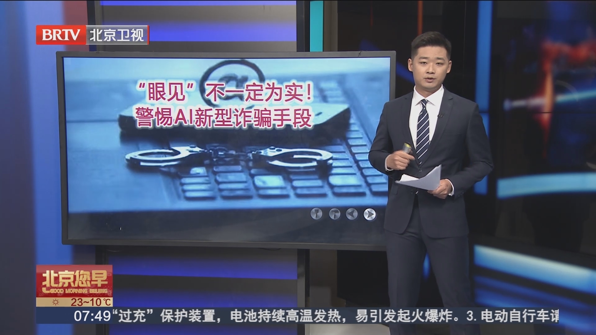 眼见”不一定为实！警惕ai新型诈骗手段北京时间