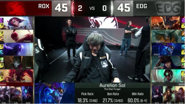 LOLS6八强赛EDG不敌ROX 中国战队全军覆没！