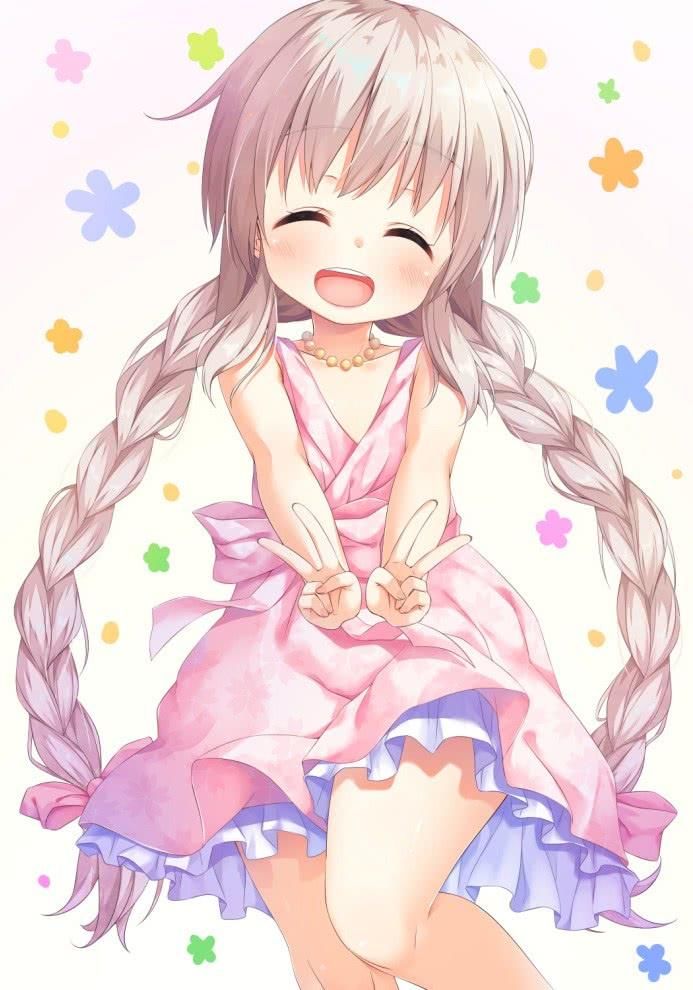 卡通女生图片可爱呆萌-千图网